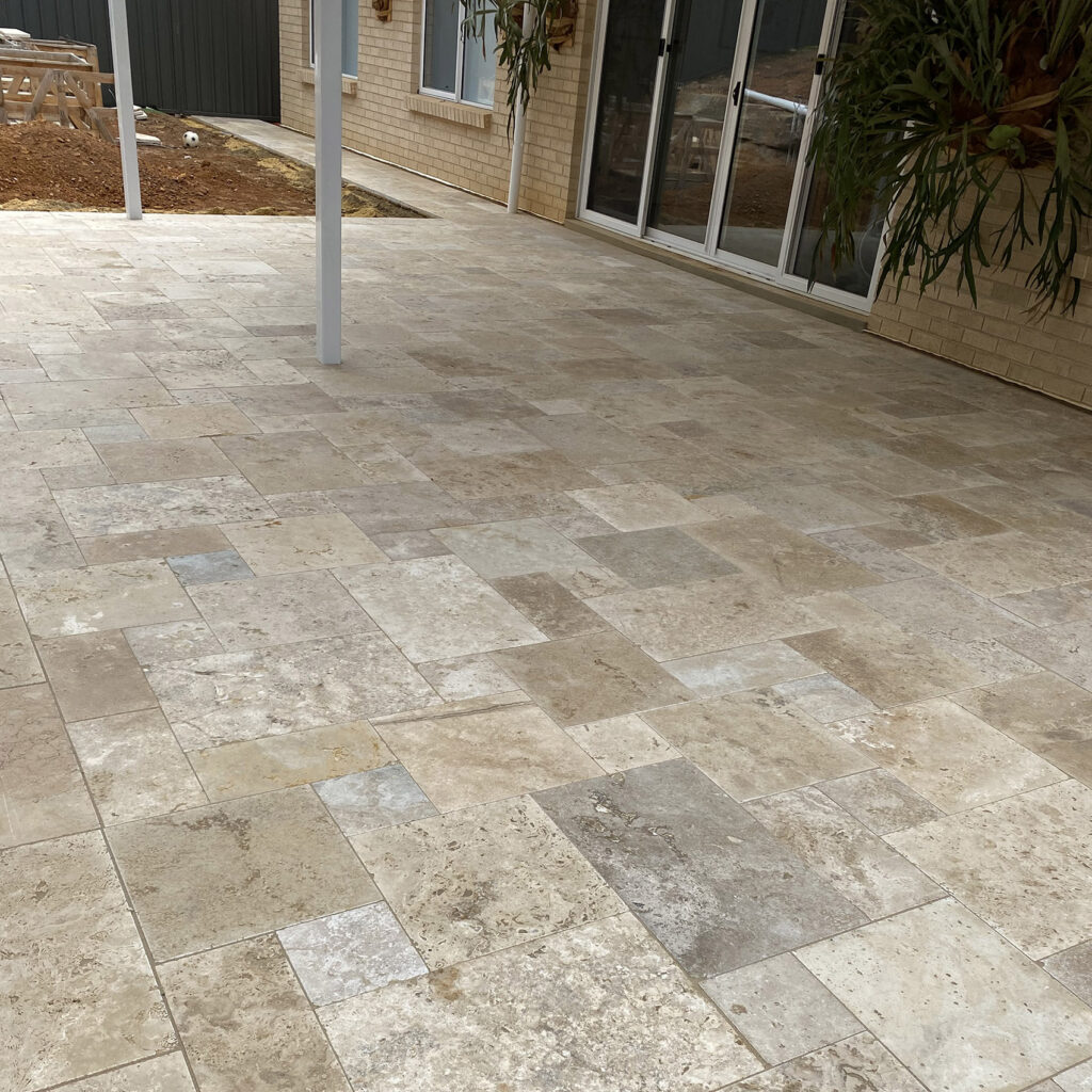 Classic Blend Travertine Pavers | Clasic Mix Travertine Pavers