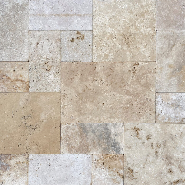 How to lay French Pattern Travertine | Australian Paving Centre